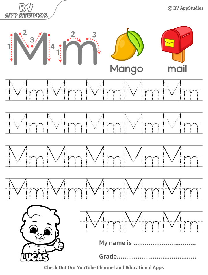 Tracing Letter MM Letter Tracing Worksheets Tracing Letter MM Letter Tracing Worksheets