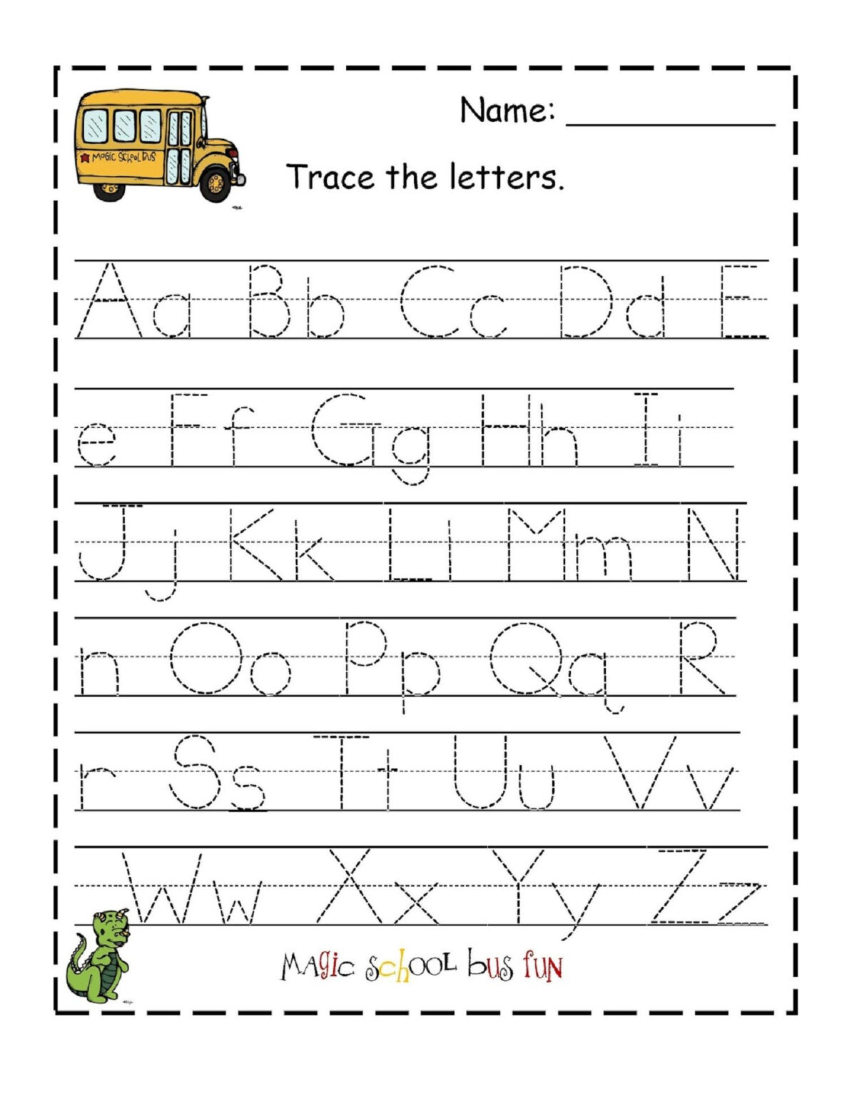 Alphabet Tracing Printables Best For Writing Introduction Alphabet ...