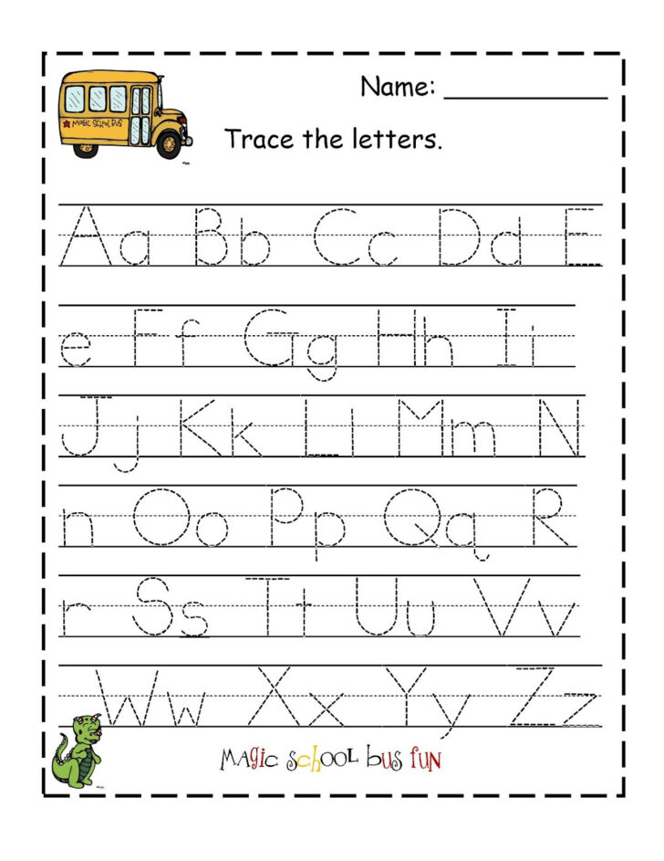 Letter Tracing Worksheets For Toddlers Letter Tracing Worksheets