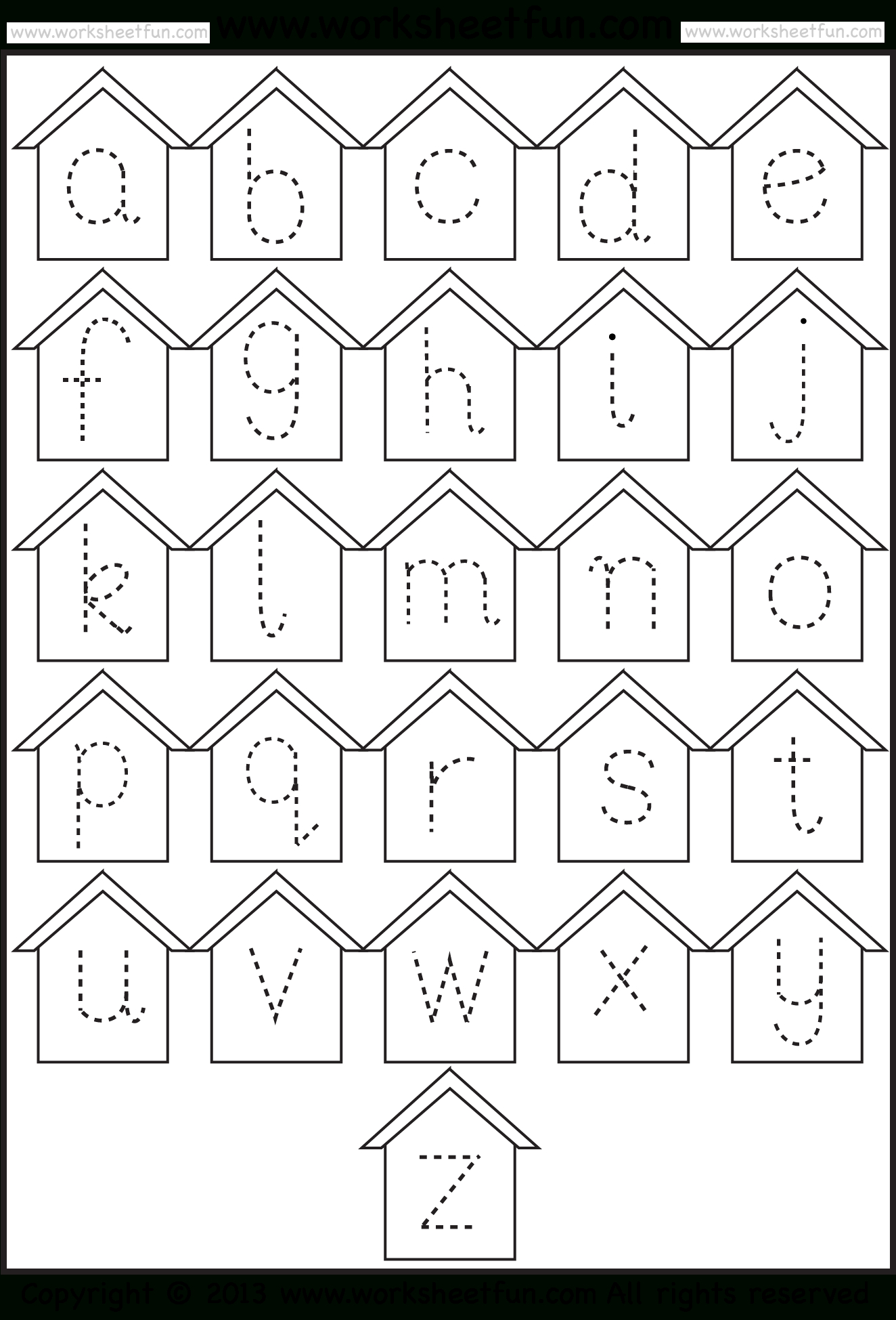 Printable Letter Tracing Worksheets Letter Tracing Worksheets