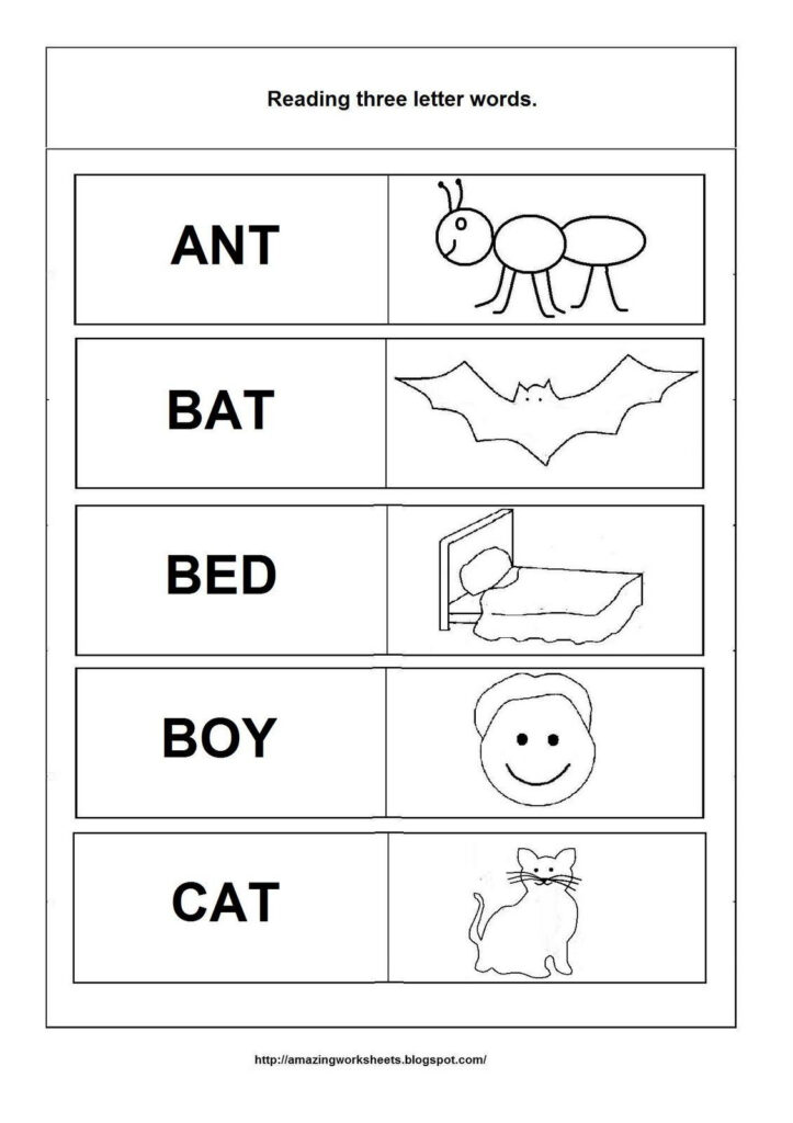 Tracing Three Letter Words Worksheets TracingLettersWorksheets | Letter ...